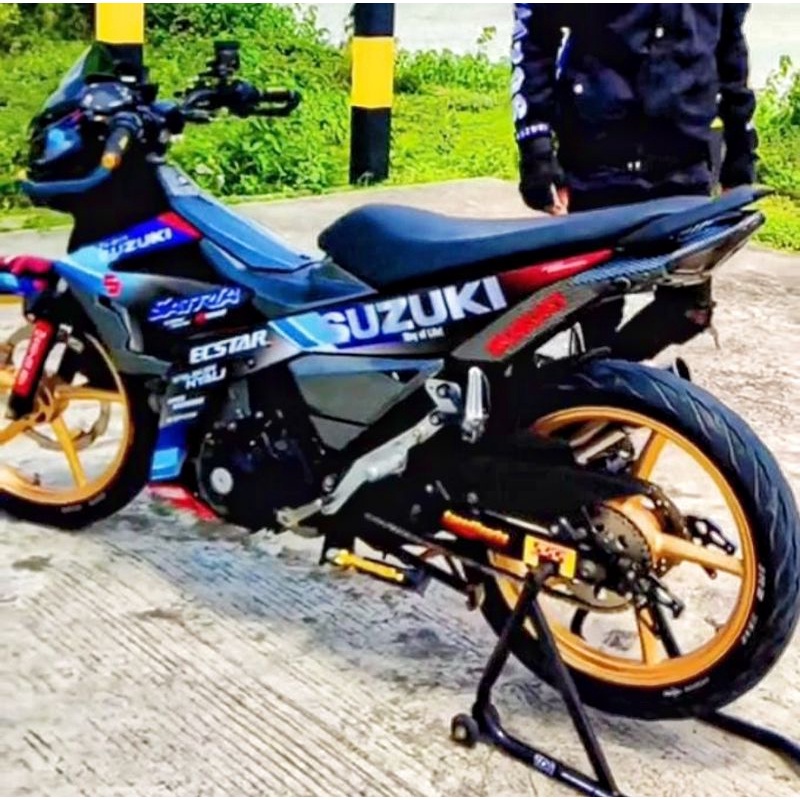 Jual stiker striping satria fu injeksi custom | Shopee Indonesia