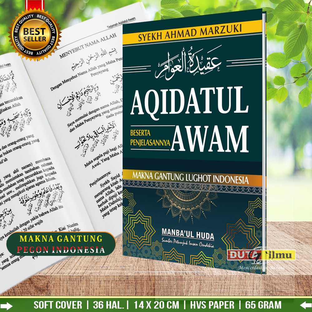 Jual Terjemah Kitab AQIDATUL AWAM Gantung & Indonesia | Shopee Indonesia