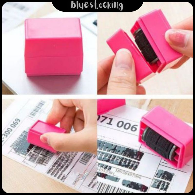 Jual Portable Stamp Roller - Lindungi Identitas Saat Belanja | Shopee ...