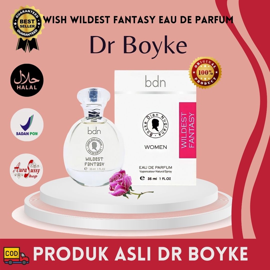Jual BDN Parfum Wildest Fantasi Wish ORIGINAL Dr Boyke Dian Nugraha isi 35 ml | Shopee Indonesia