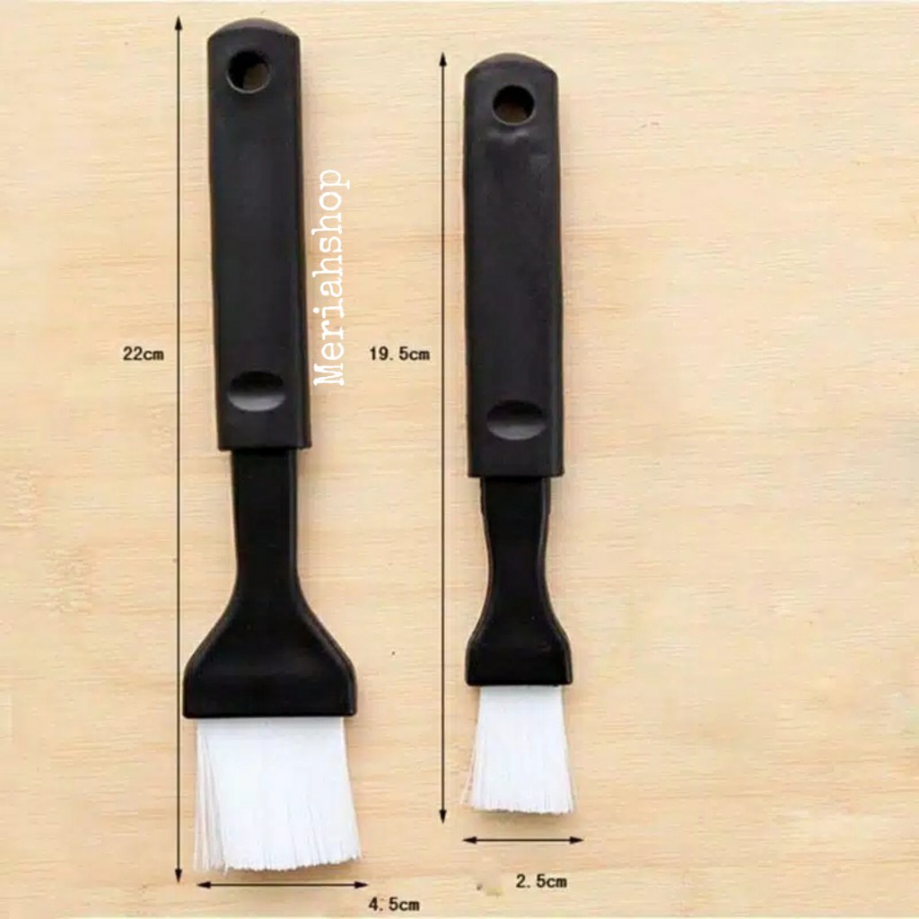 Jual KUAS KUE ROTI CAKE Set 2 Pcs Pastry Brush Nylon Gagang Plastik BBQ ...