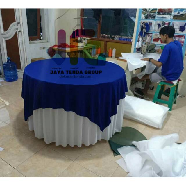 Jual Cover Meja Bulat Dan Taplak Meja Bulat Untuk Pesta Hotel | Shopee ...