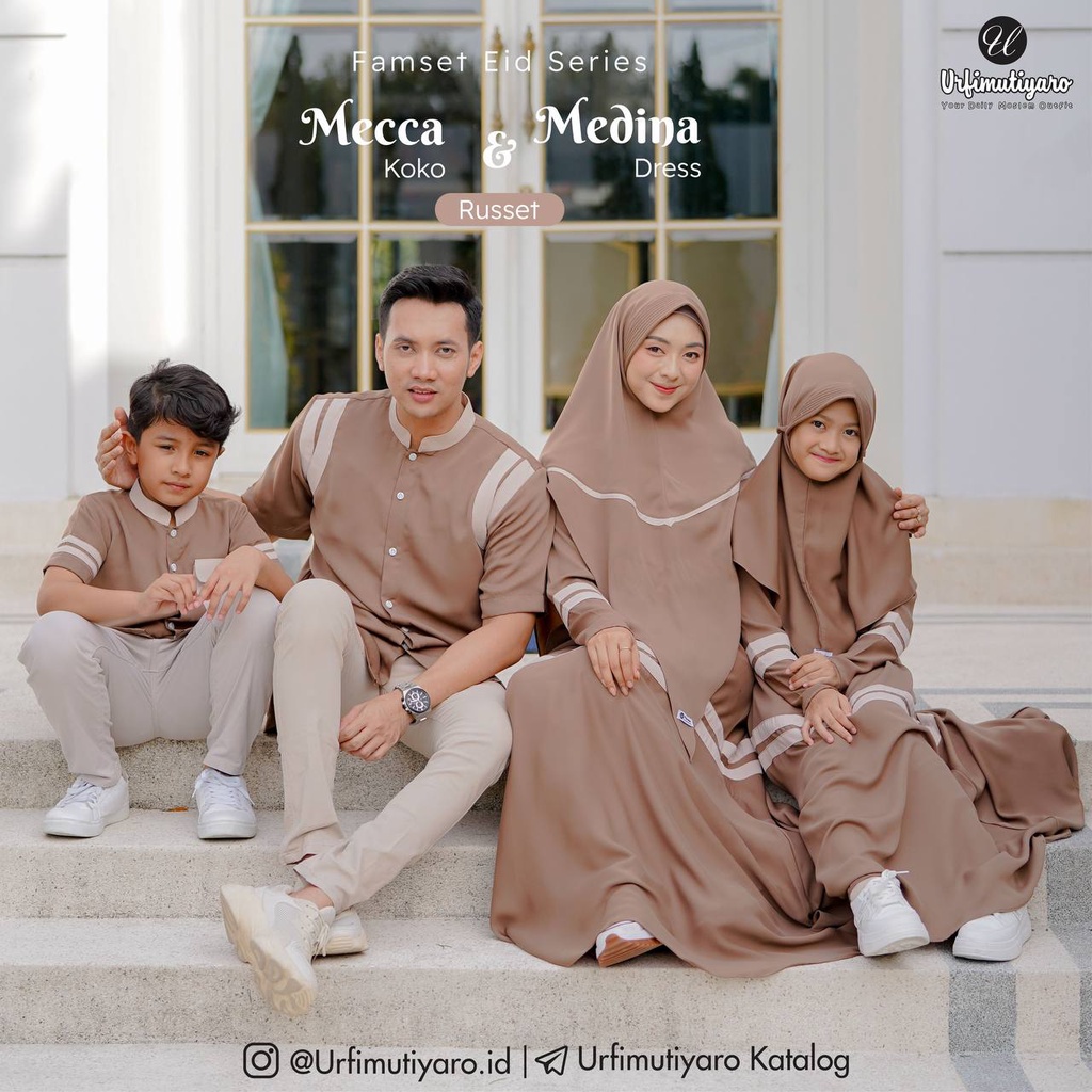 Jual FAMILY SET MECCA MEDINA IED SERIES (SERI RUSSET) By URFIMUTIYARO ...
