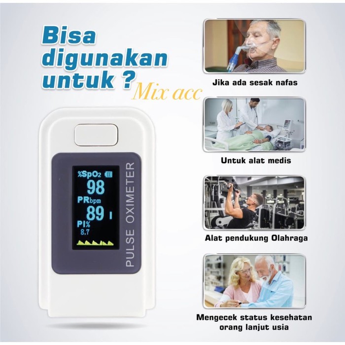 Jual Oximeter pulse LK89 Oxymeter Oksimeter Fingertip Pulse SPO2 PRbpm ...