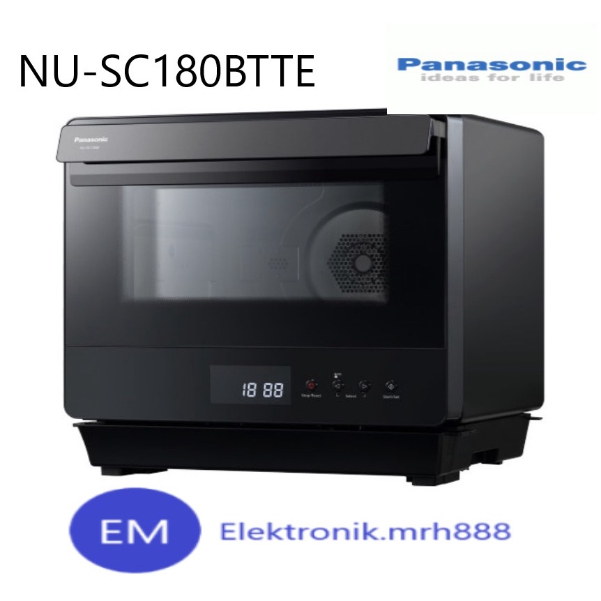Jual Panasonic Counter Top Microwave And Steam NU-SC180BTTE | Shopee ...