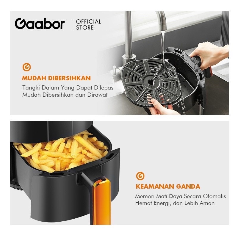 Jual GAABOR AIR FRYER GAM35A dan GA-M25A/GAM25A GA-M35A / GAM35A3.5 ...