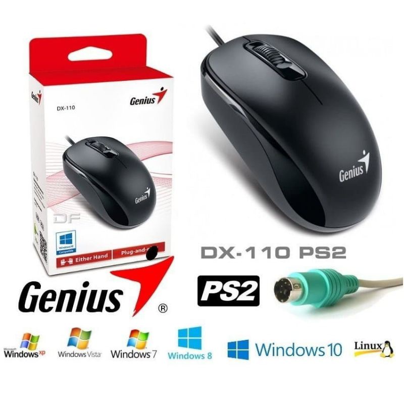 Jual Mouse Genius DX110 PS2 (Colokan PS2 / bulat) | Shopee Indonesia