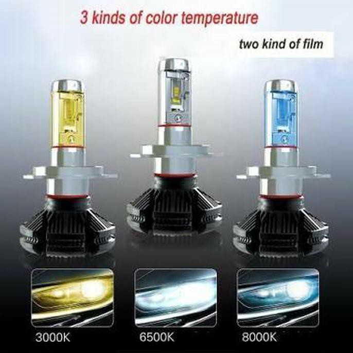 Jual lampu led headlamp mobil h4 philips x3 best quality 3 warna ...