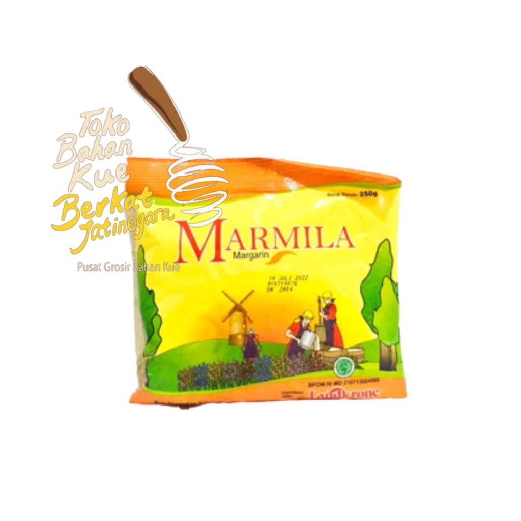Jual MARMILA MARGARINE SUSU 250 GR / VANILLA MENTEGA SUSU MILK ...