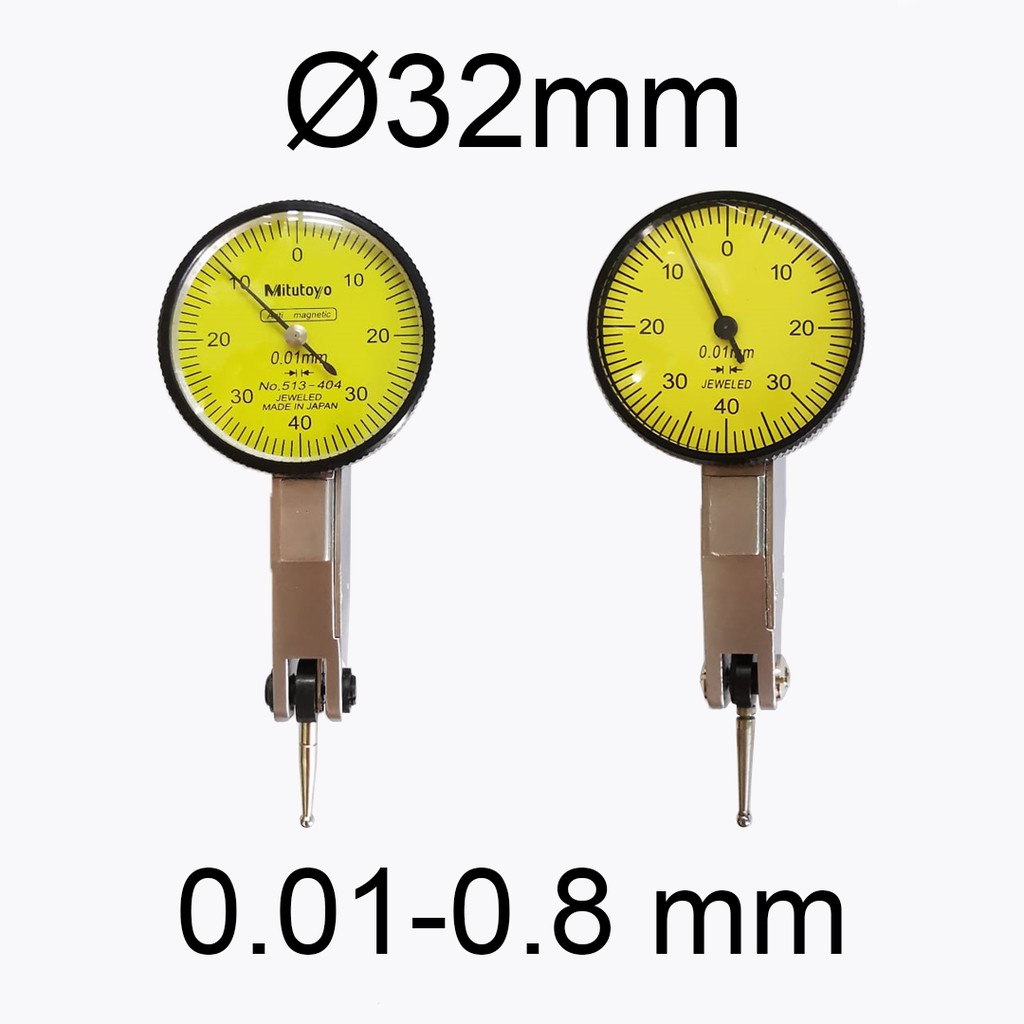 Jual Dial Indicator 32mm 0.01 - 0.8 mm Dial Gauge Jarum Ukur Indikator 32 mm | Shopee Indonesia