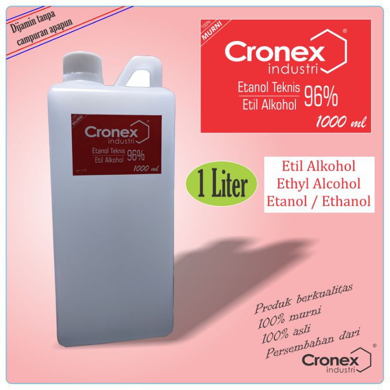 Jual Cronex Alkohol/Etanol Teknis 96% Non Food Grade/Ethyl Alcohol ...