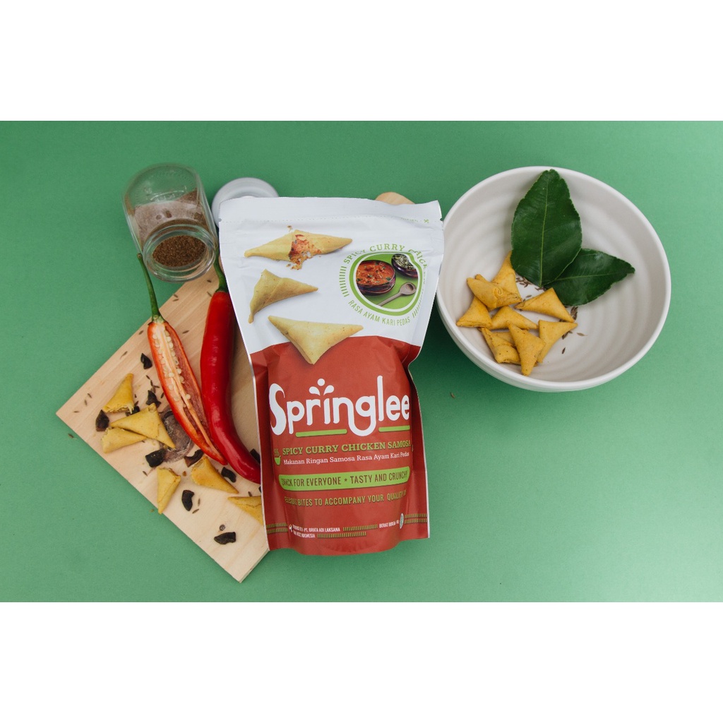 Jual Springlee Premium (Samosa Ayam Kari Pedas) | Shopee Indonesia