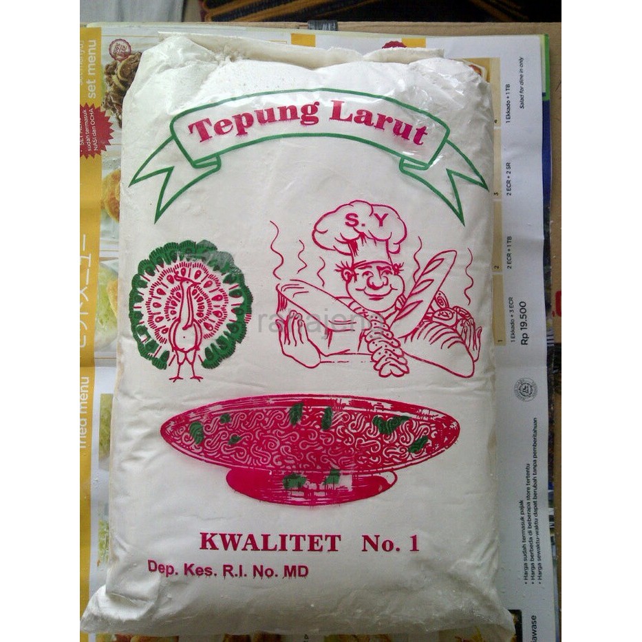 Jual Arrowroot flour/tepung garut/tepung larut/tepung angkrik | Shopee ...