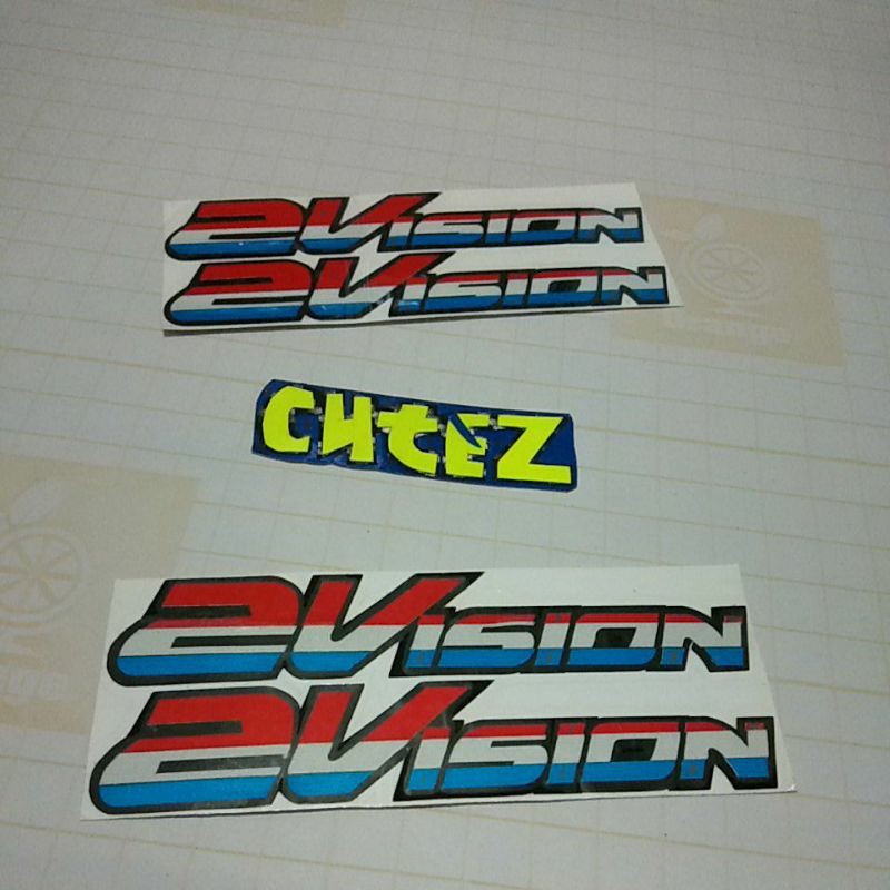 Jual Stiker Helm/ Stiker 2 vision | Shopee Indonesia