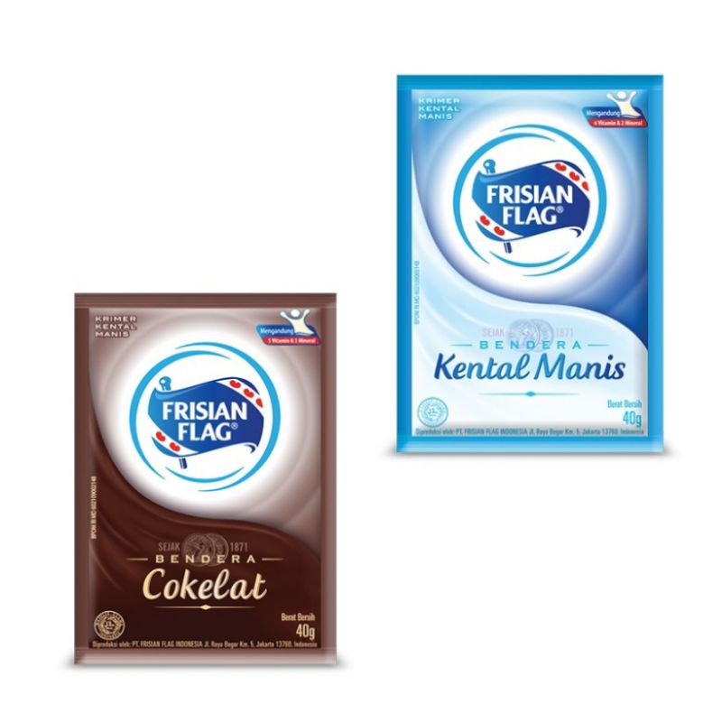 Jual SKM FF Frisian Flag Bendera Kental Manis 6 x 40 g | Shopee Indonesia