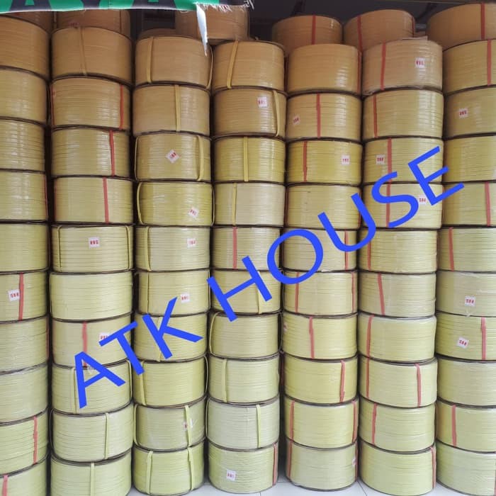 Jual Tali Strapping Straping Band 9mm, 12mm, 15mm Kuning/Tali Packing ...