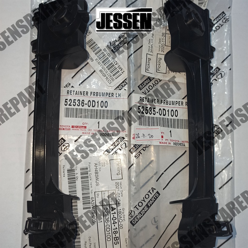 Jual Support Bracket Breket Bumper Depan Kiri Kanan Etios 52535-0D100 ...