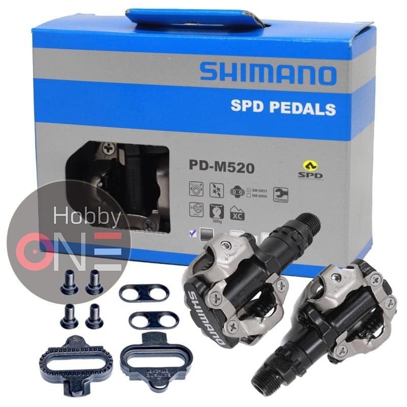 Jual Shimano SPD Pedal PD-M520 - (Pedal Cleat MTB) | Shopee Indonesia