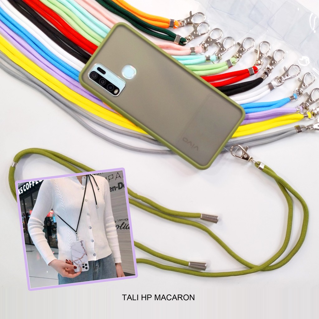Jual GANTUNGAN HP/TALI HP MACARON/TALI CANDY/GANTUNGAN HP POLOS ...