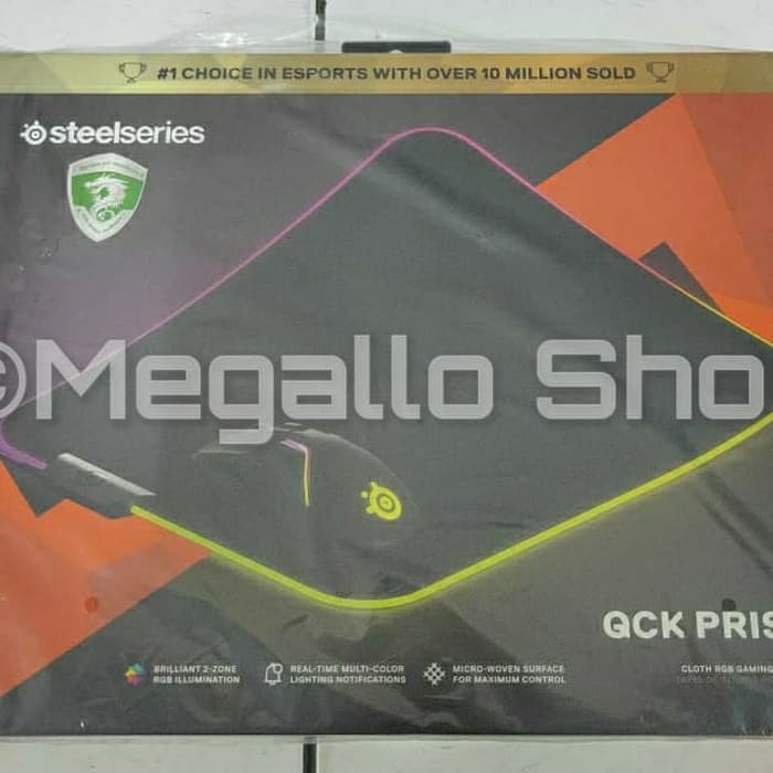 Jual Steelseries Qck Prism Medium Cloth RGB Gaming Mouse Pad Garansi Resmi | Shopee Indonesia