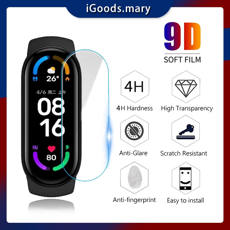 Jual Xiaomi Mi Band 3 4 5 6 7 8 Pelindung Layar Miband Smart Wristband TPU Film Pelindung Cover ...