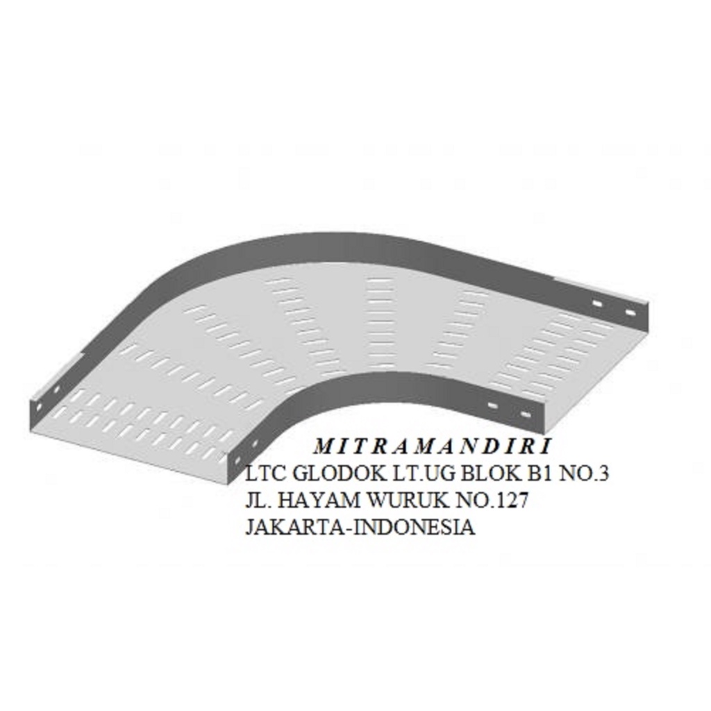 Jual HORIZONTAL ELBOW TRAY 200X50 | Shopee Indonesia