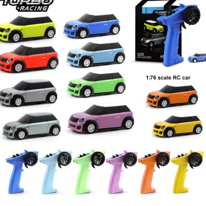 Jual Turbo Racing 1:76 RC Car Mini Full Proportional Electric Race RTR ...