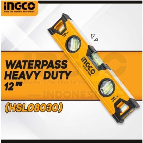 Jual Siku Air WATERPASS 30CM 12" INGCO HSL08030 Water Pass 30 cm Spirit ...