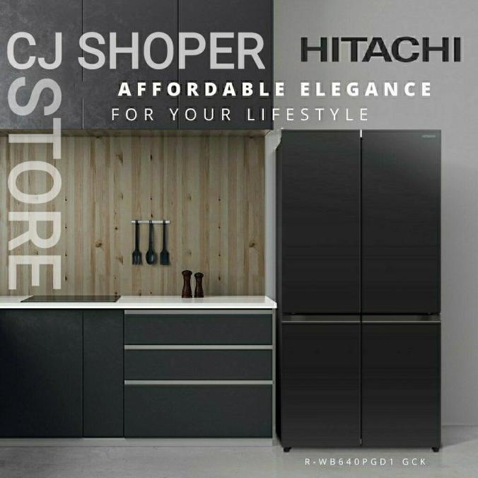 Jual Kulkas Hitachi RWB640 PGD1 GCK | Shopee Indonesia