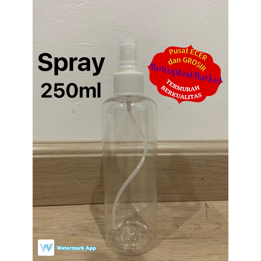 Jual Botol spray 250ml 250 ml botol sprai 250ml botol semprot 250ml ...