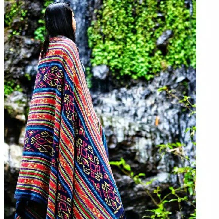 Jual Update Kain tenun blanket etnik motif kalimantan dan toraja ...