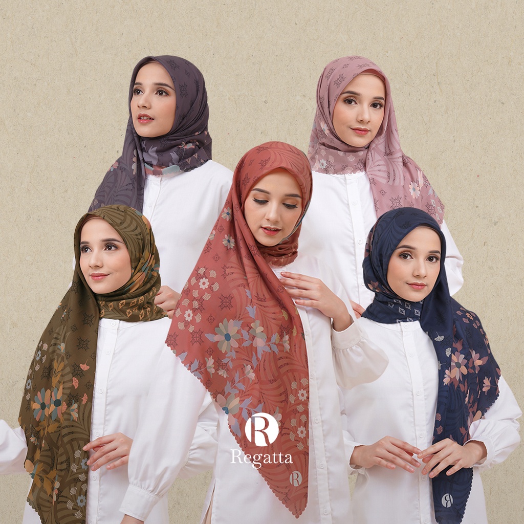 Jual REGATTA OFFICIAL MAZIYA SERIES ORIGINAL KERUDUNG SEGI EMPAT VOAL ...