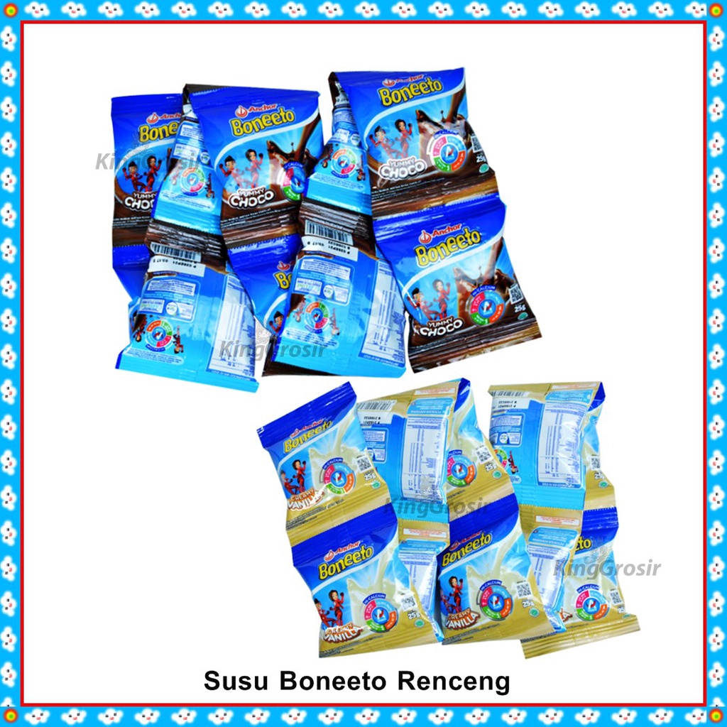 Jual Boneeto Susu Anak Bernutrisi Kemasan Renceng 10 Sachet | Shopee ...