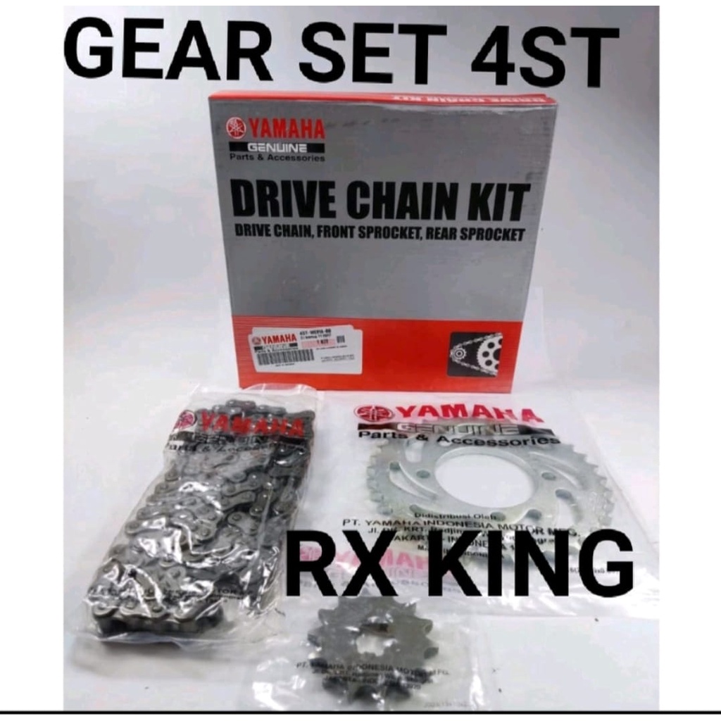 Jual GEAR SET RANTAI FULL SET YAMAHA KUALITAS ASLI ORIGINAL YAMAHA RX ...