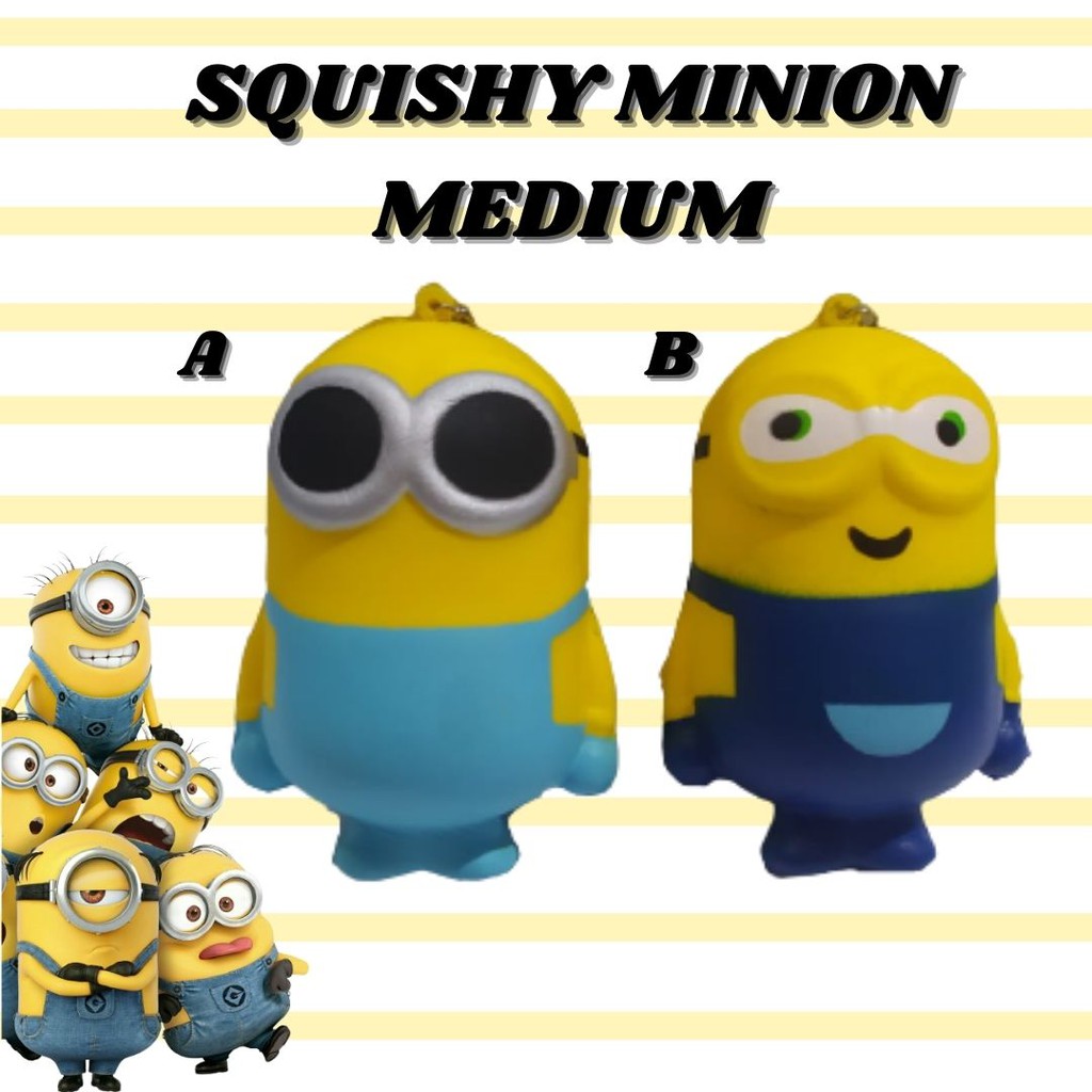 Jual Squishy Minions Cute Slow rising Free Packaging | Shopee Indonesia