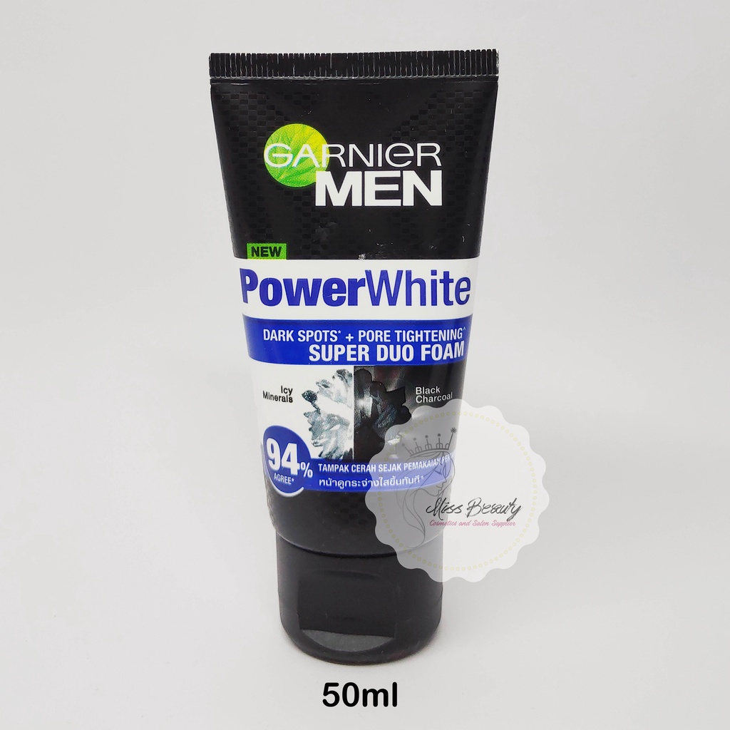 Jual Garnier Men Power White Super Duo Foam | Shopee Indonesia