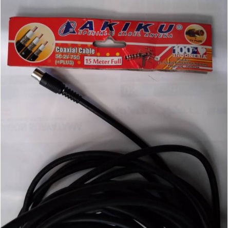Jual Kabel Antena Tv Merk AKIKU 5C 15 Meter | Shopee Indonesia