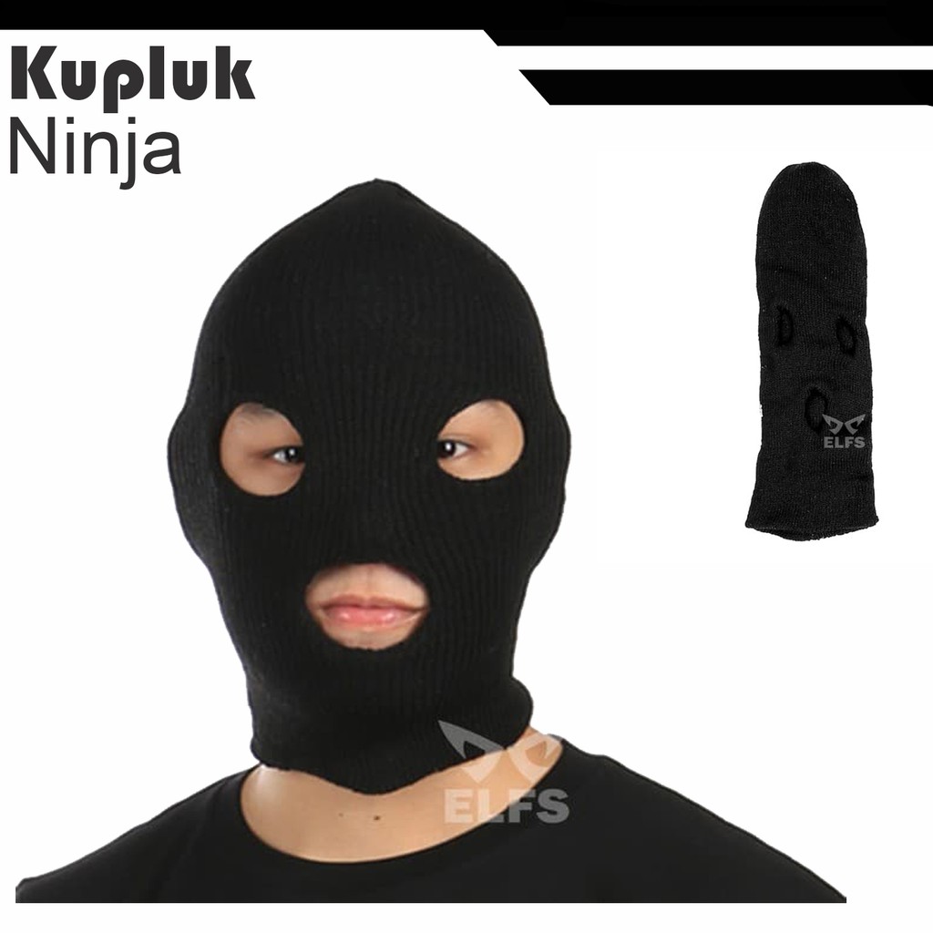 Jual Kupluk Ninja Berbahan Rajut Tebal / Aksesoris Berkendara ...
