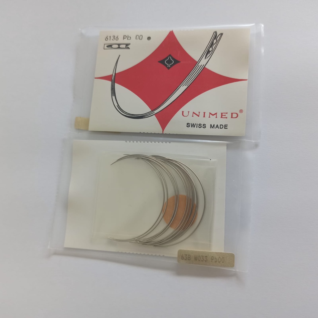 Jual Nald Hecting Jarum Jahit Usus merk UNIMED type Pb 0, Pb 00, Pb 1 ...