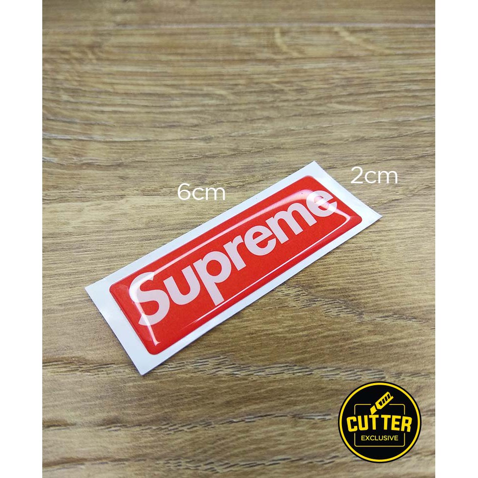 Jual emblem sticker resin SUPREME logo | Shopee Indonesia