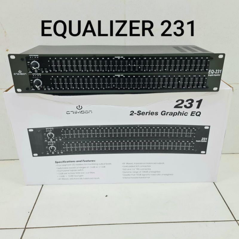 Jual EQUALIZER CRIMSON 2 X 31 CHANNEL 231 ORIGINAL | Shopee Indonesia