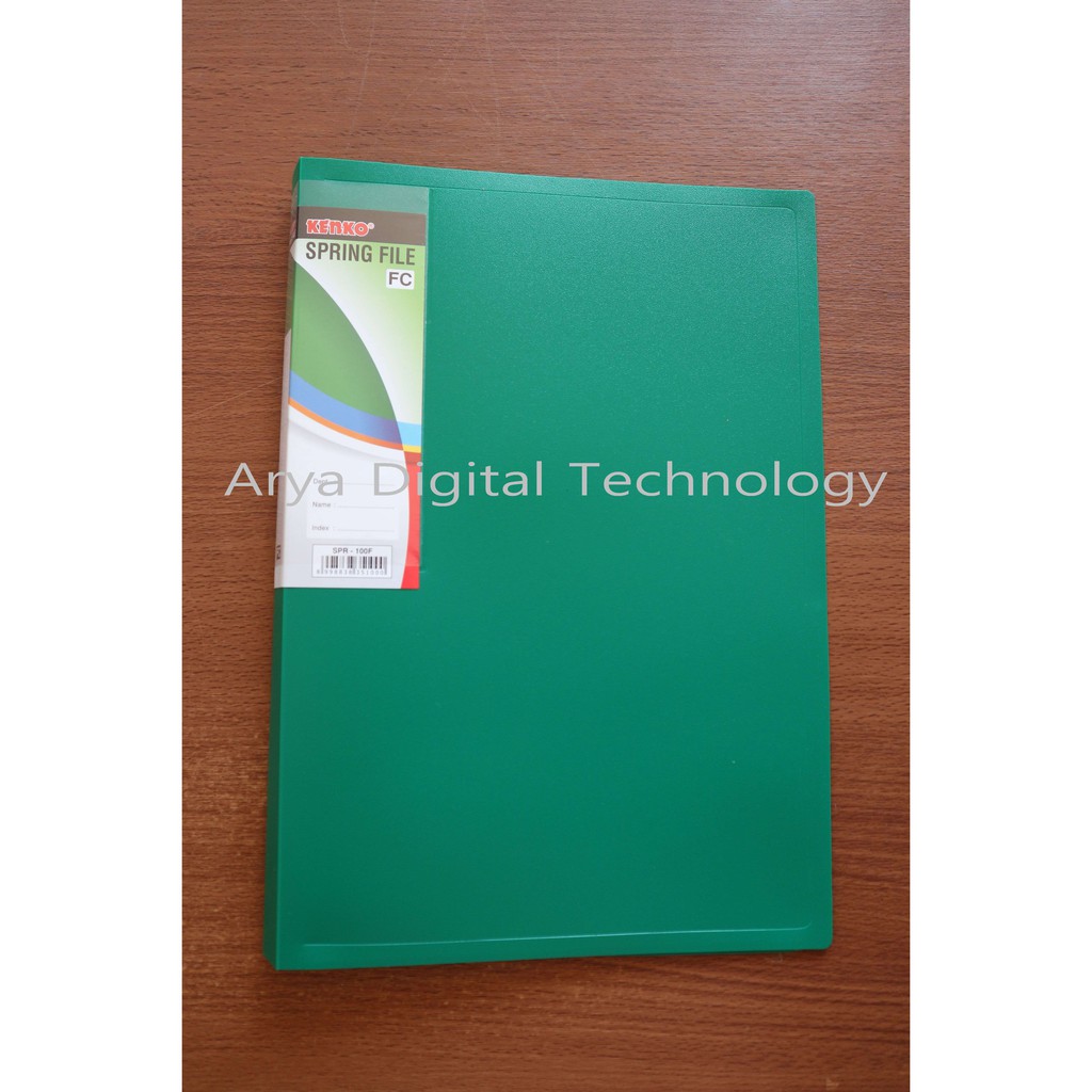 Jual Spring File Kenko Folio SPR 100F Hijau Folder Map Snell Plastik ...