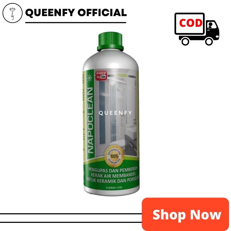Jual NAPOCLEAN Merah / Hijau / Biru Pembersih Kerak Keramik 1 Liter ...