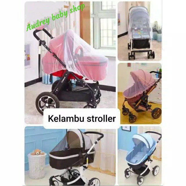 Jual Stroller Cover / Kelambu Penutup Stroller Anti Nyamuk | Shopee ...
