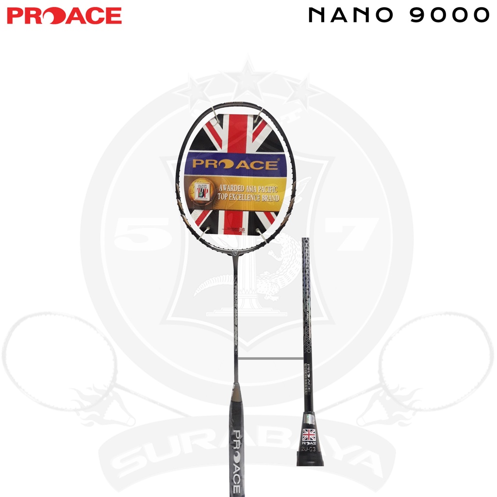 Jual Raket Badminton Original Pro Ace Nano 9000 Bonus Komplit | Shopee Indonesia