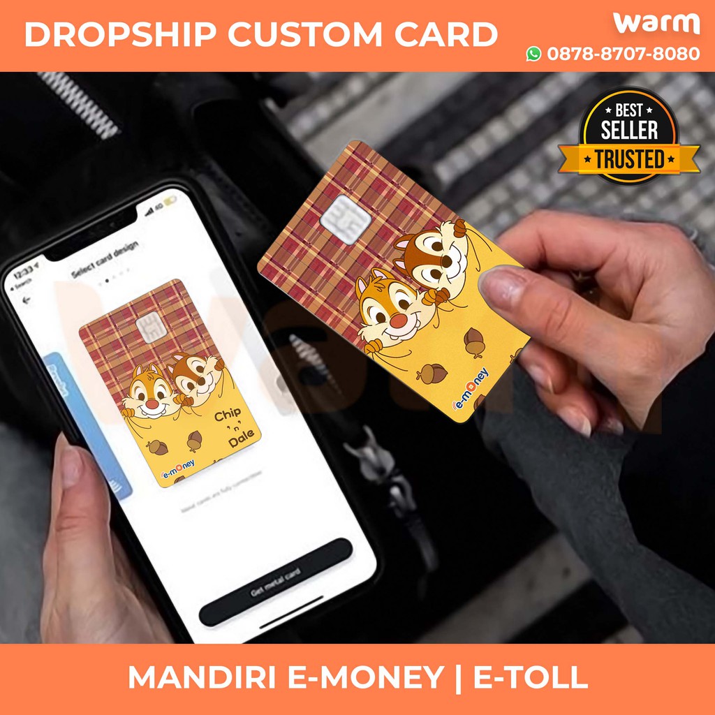 Jual Custom Kartu E-Money Mandiri / E-toll / Emoney / Etoll Design ...