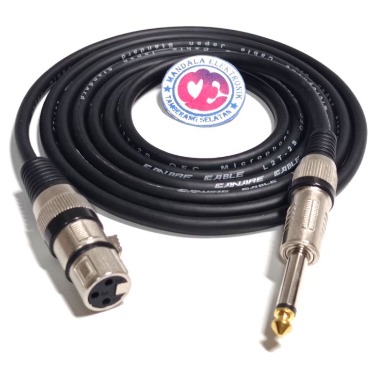 Jual kabel mic/microphone 20meter full kabel microphone 20 meter ...
