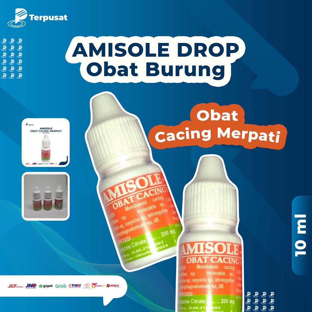 Jual Amisole Drop 10ml Obat Ayam Cacing Anthelmintic Antelmintik Unggas ...
