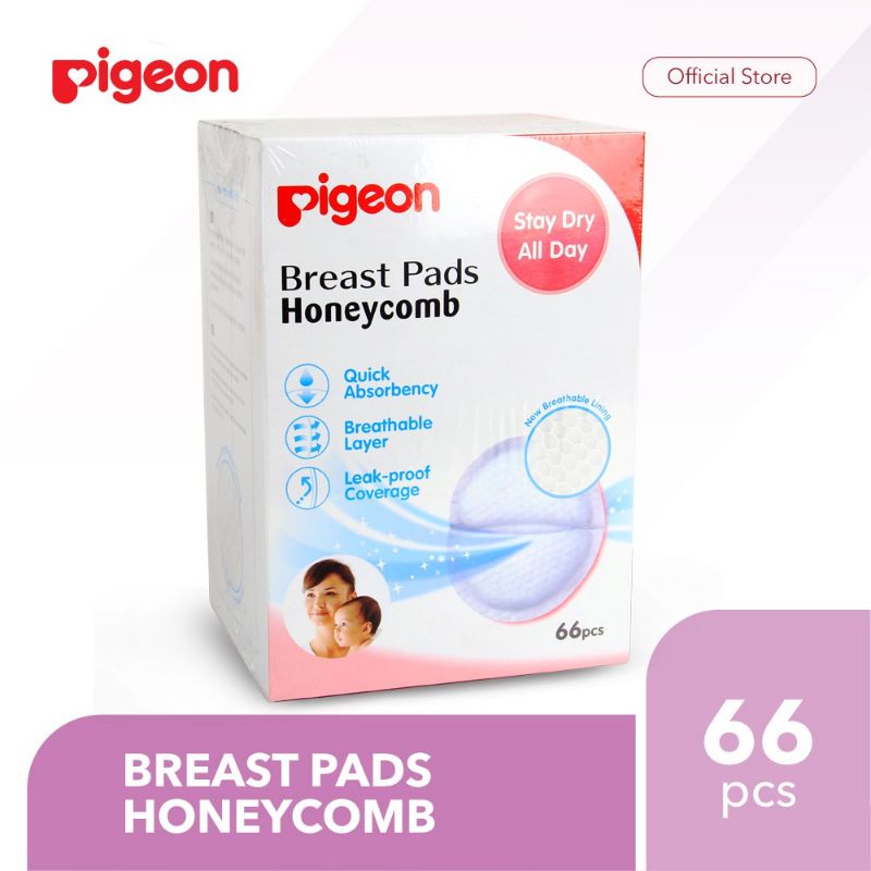 Jual Pigeon Breast Pads HoneyComb 66 pcs | Shopee Indonesia