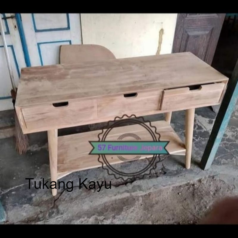 Jual Meja konsul laci - Meja kerja jati - Meja hias/pajangan mentahan ...